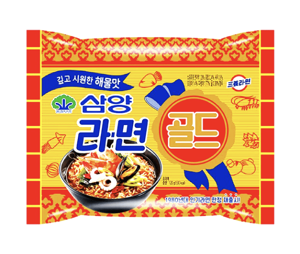 Ramen Samyang Dorado – Medio Picante – Oppa Store Colombia