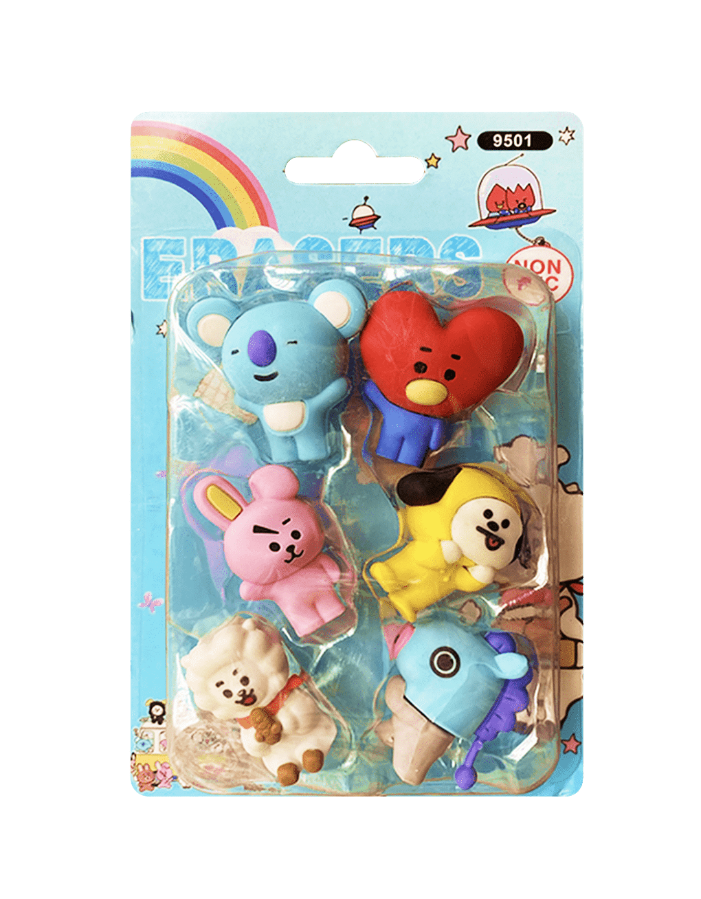 Set Borradores BT21 – Oppa Store Colombia